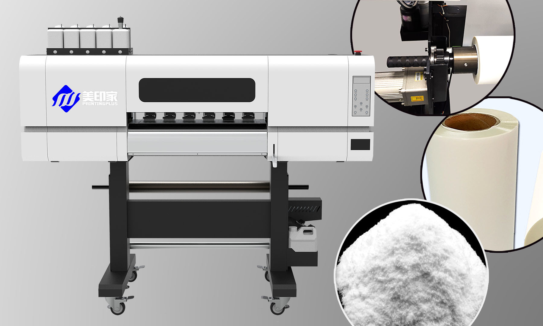 Premium Commercial DTF Printer With Epson Print Head 1800 DPI Resolution