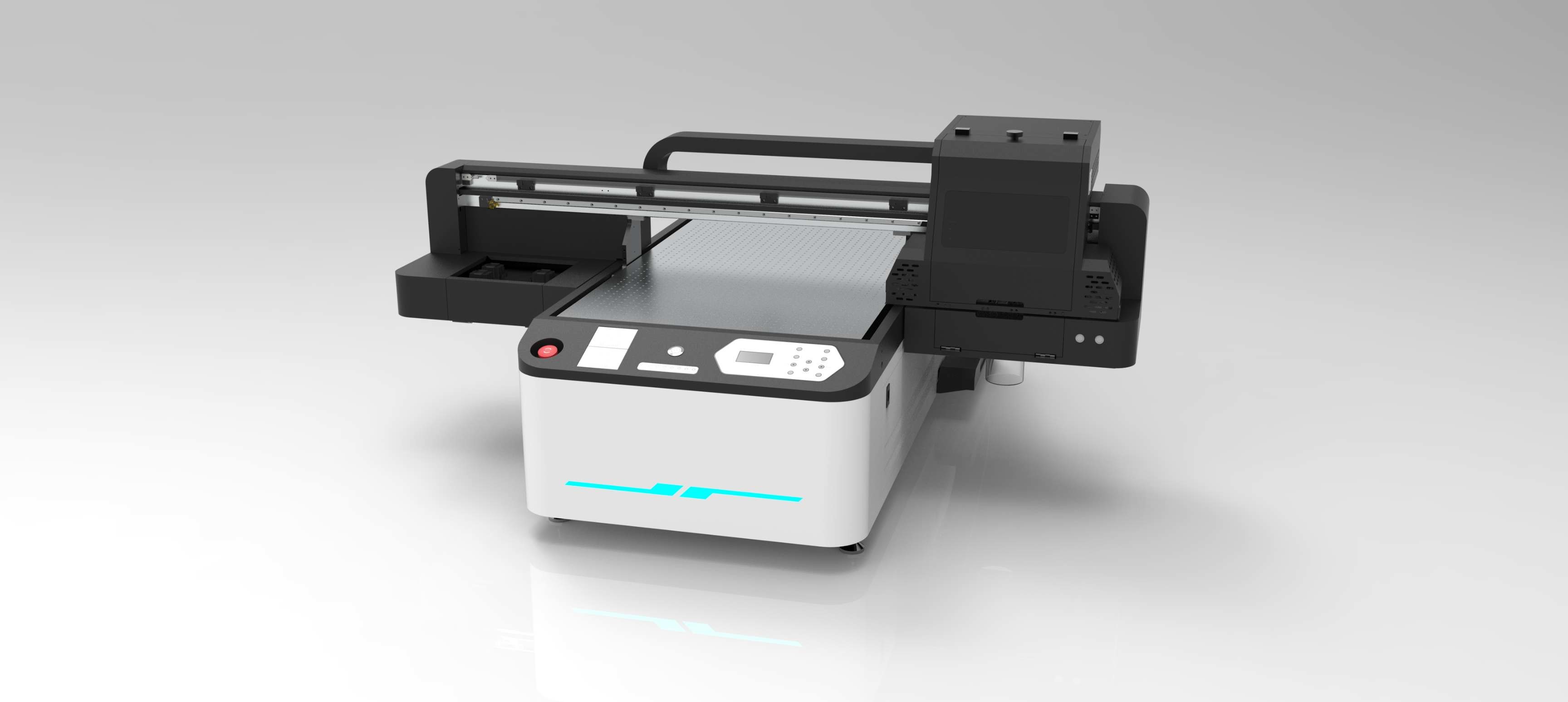 Precision 6 Pass Uv Inkjet Flatbed Printer Negative Pressure System ...