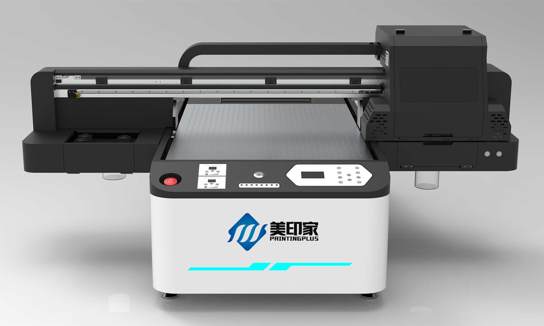 UV Flatbed Printer with Double Negative Ink Supply