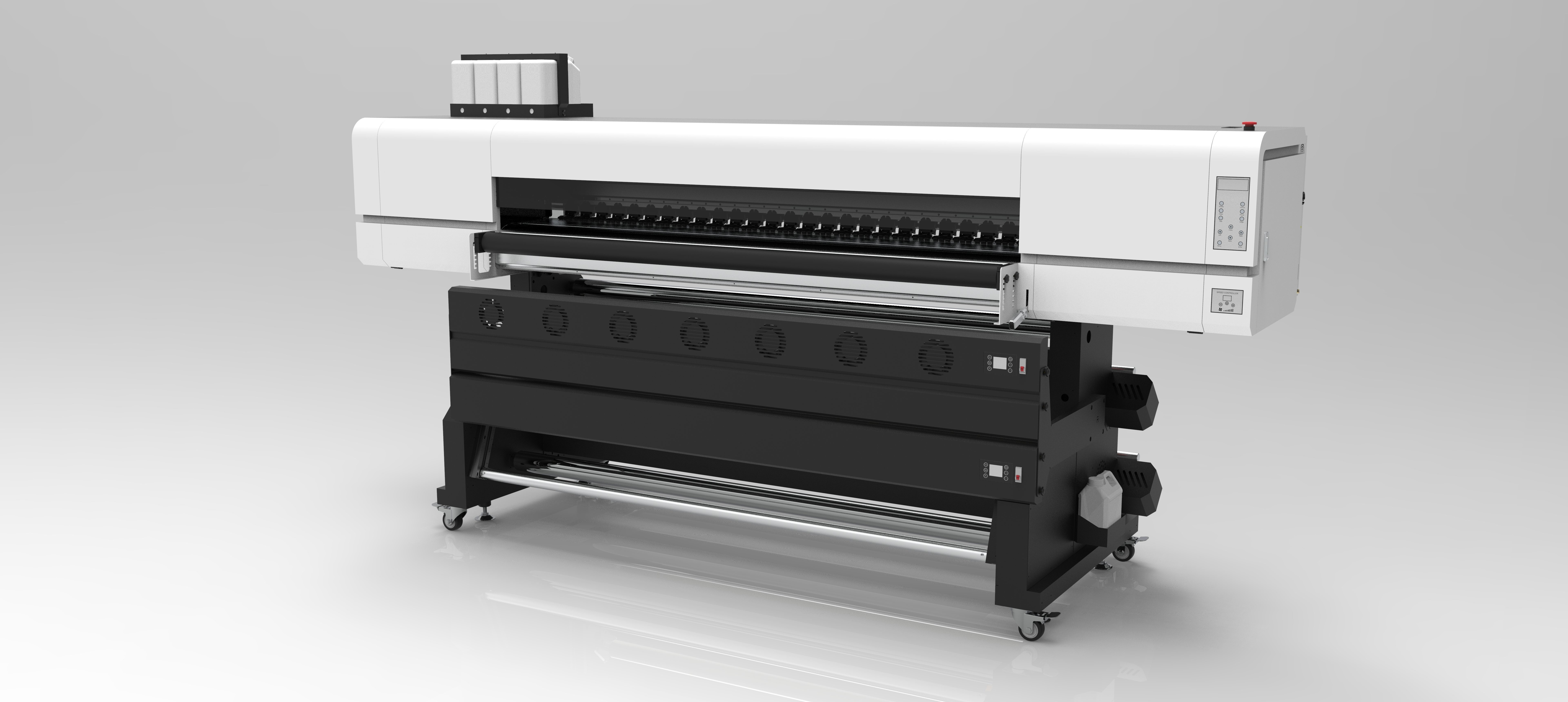 4 Color Digital Printer for Sublimation Dye Ink Printing Large Format