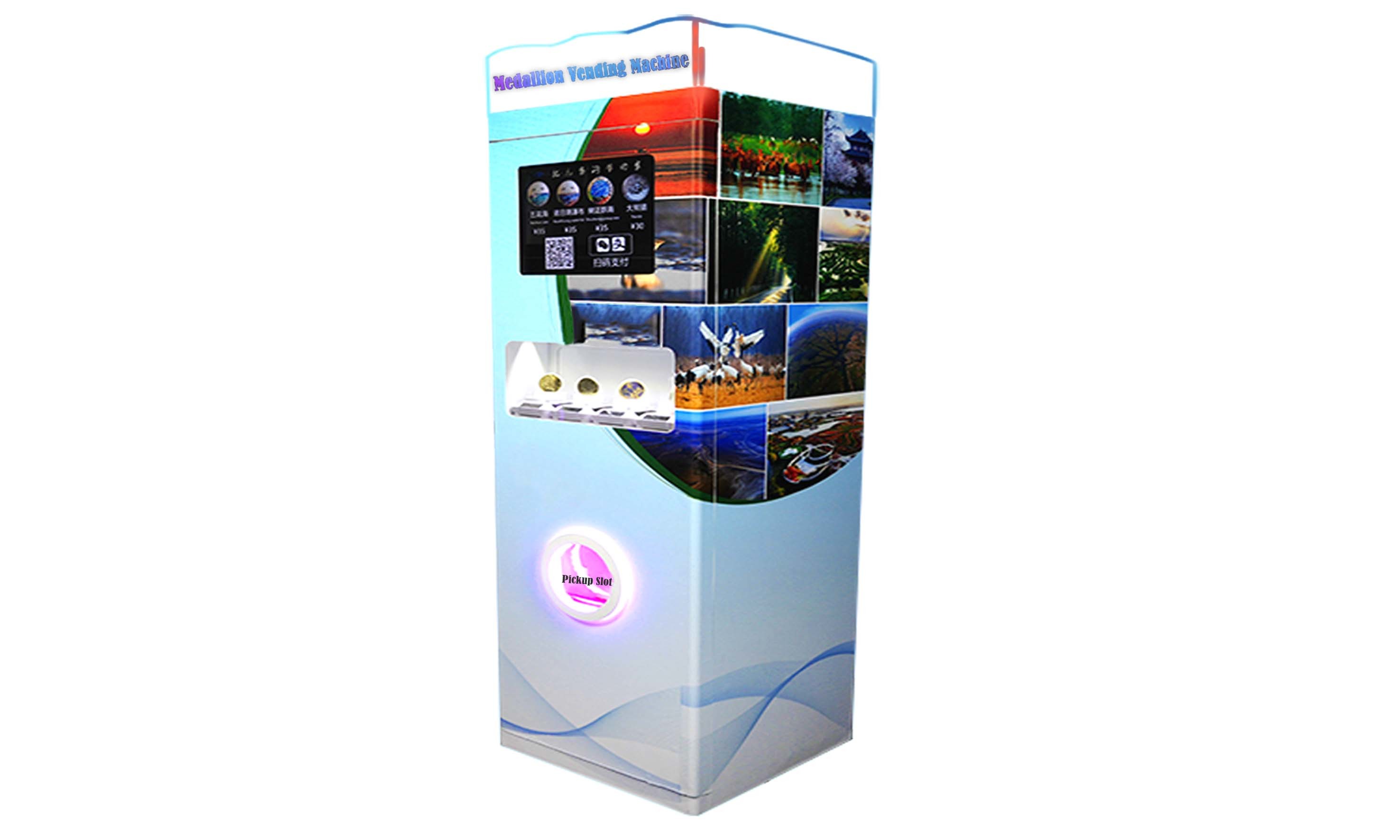 6-channel Custom Multi-color Commemorative Badge Vending Machines