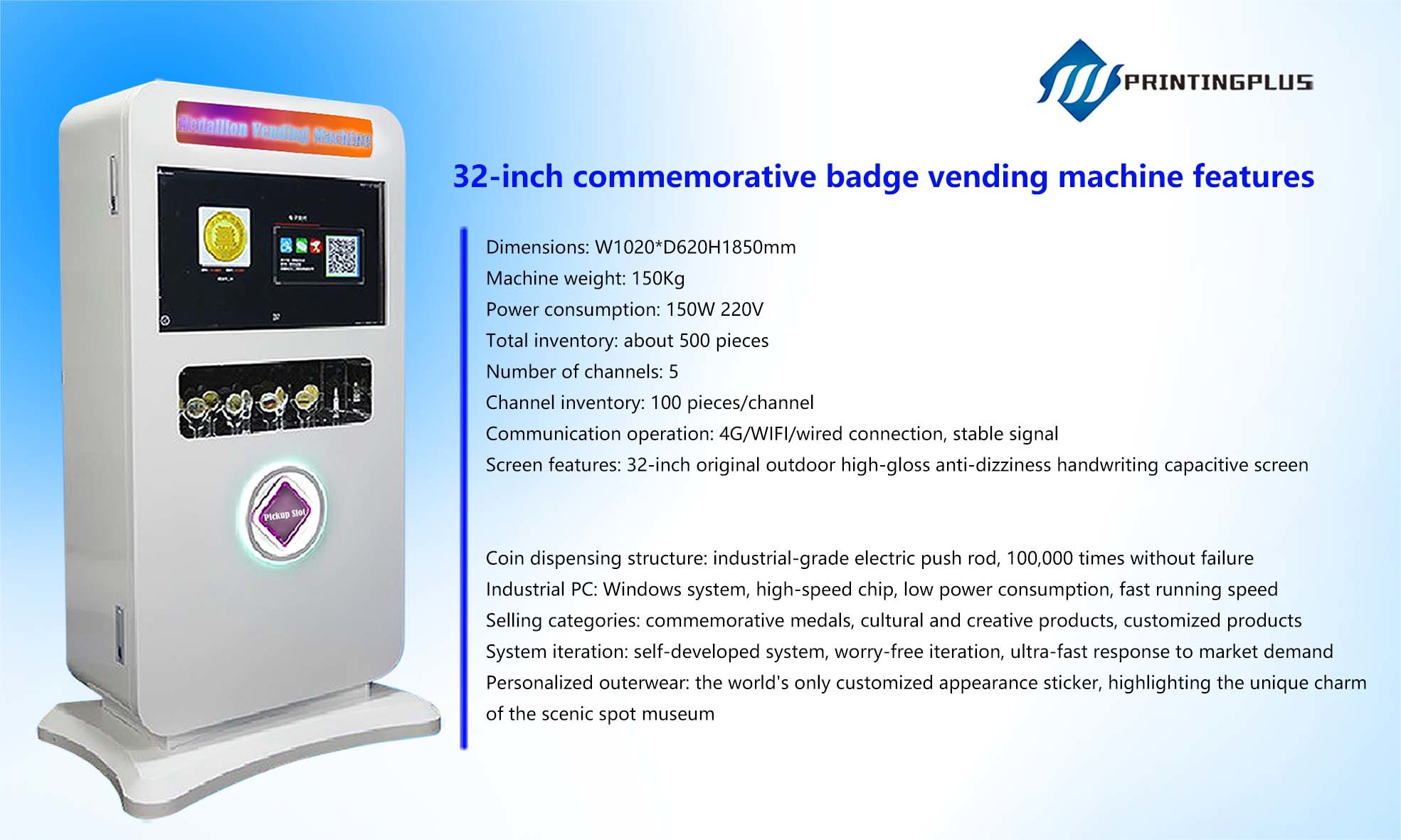 100 Pieces / Channel 220V Volts Fully Automatic Commemorative Badge ...